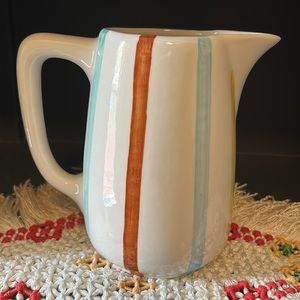 De Sphinx Parafue | Kitchen | Vintage De Sphinx Parafeu Striped Pitcher ...
